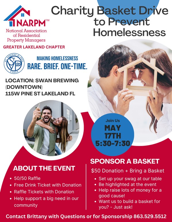 May Charity Basket Drive 2023 - Greater Lakeland Chapter
