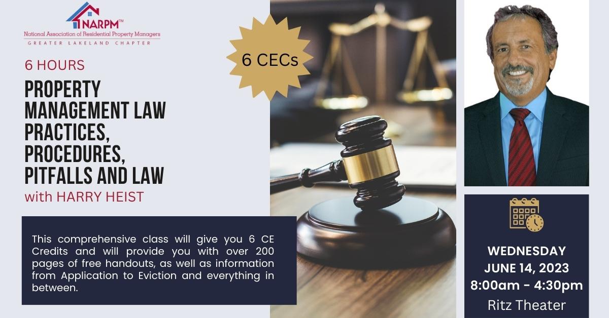 Property Management Law Practices, Procedures, Pitfalls And Law - Harry ...